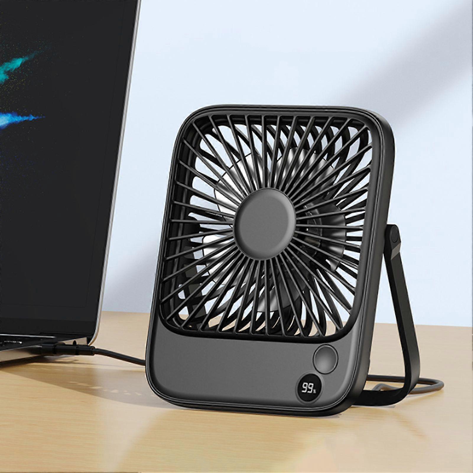 Jikaix Rechargeable Portable Fan Electric Mini Fan with Brushless Motor ...