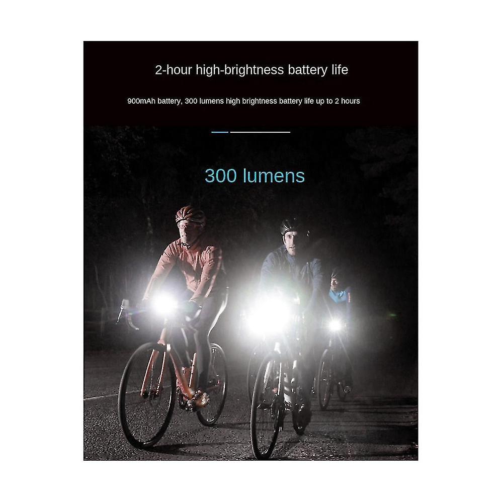 Tx300 Min Bike Light Rainproof Usb Rechargeable Led Front Lamp ...