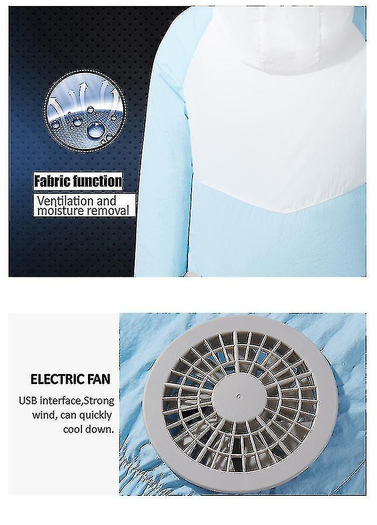 Conditioning Clothes Cooling Fan Jacket For Men Women Outdoor | Fruugo UK