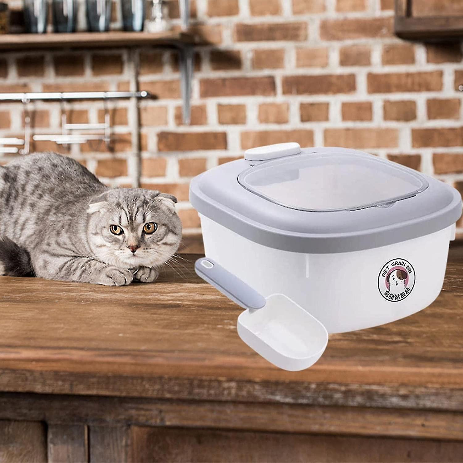 Pet Food Storage Container | Pet Food Stocker - Airtight Pet/cat Food ...