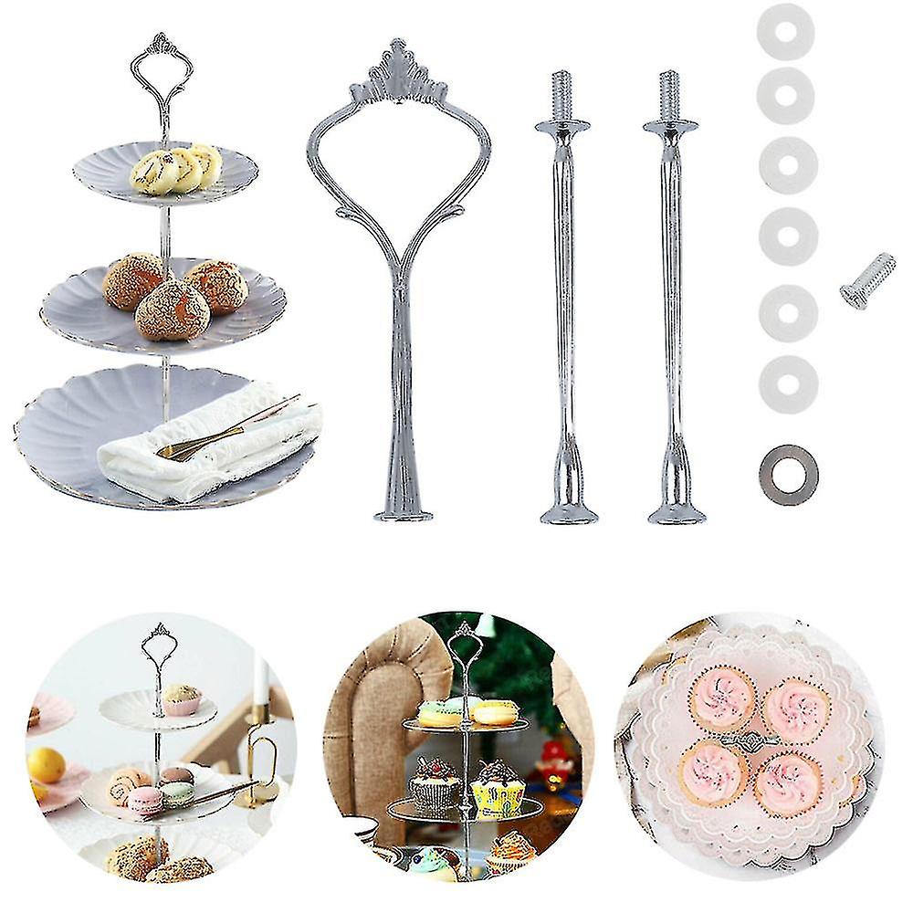 10 Set Cake Stand Fittings Kits Tiered Tray For 3 Tier Cake Stand ...