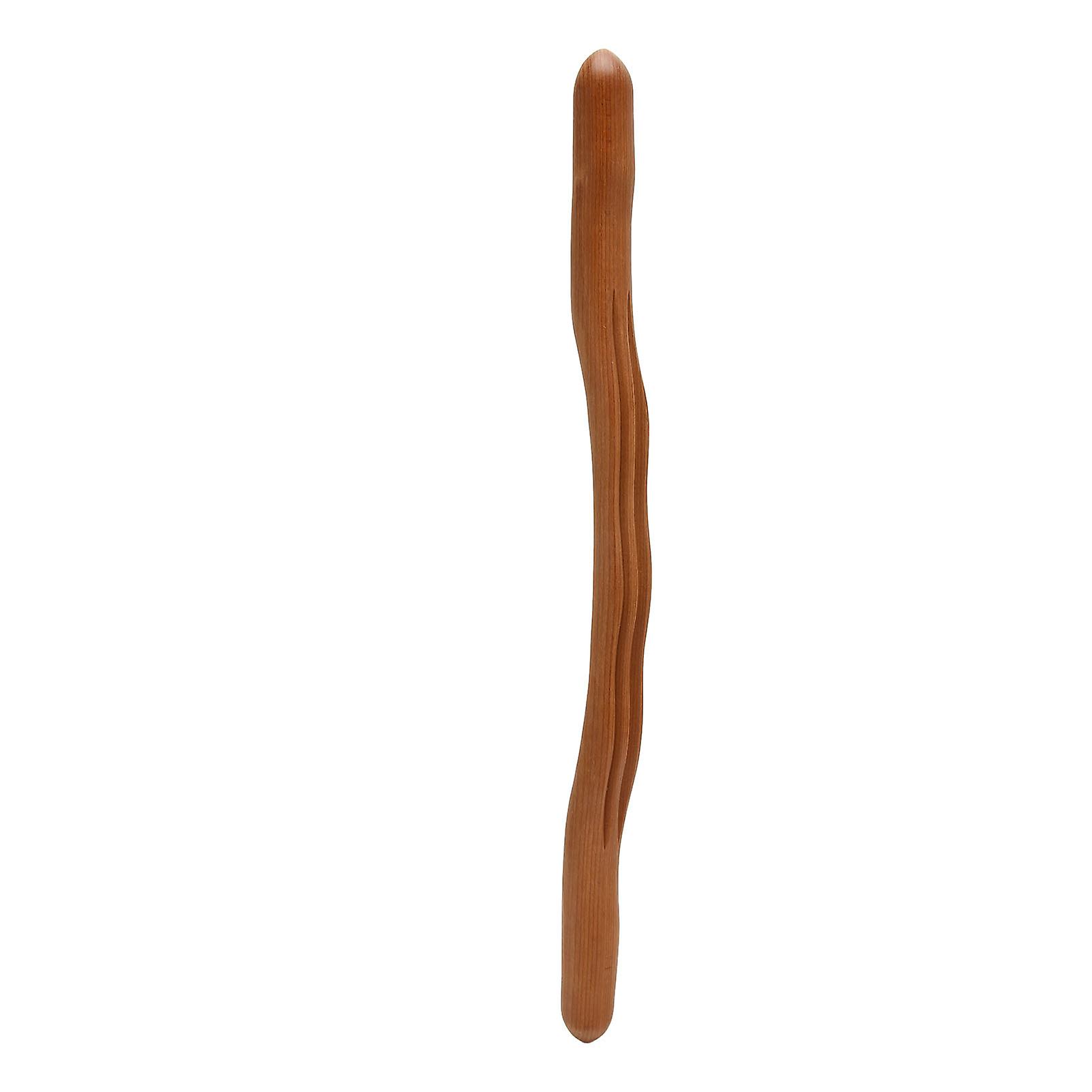 Wooden Scraping Stick 3 Grooves Ergonomic Skid Resistance Carbonized ...