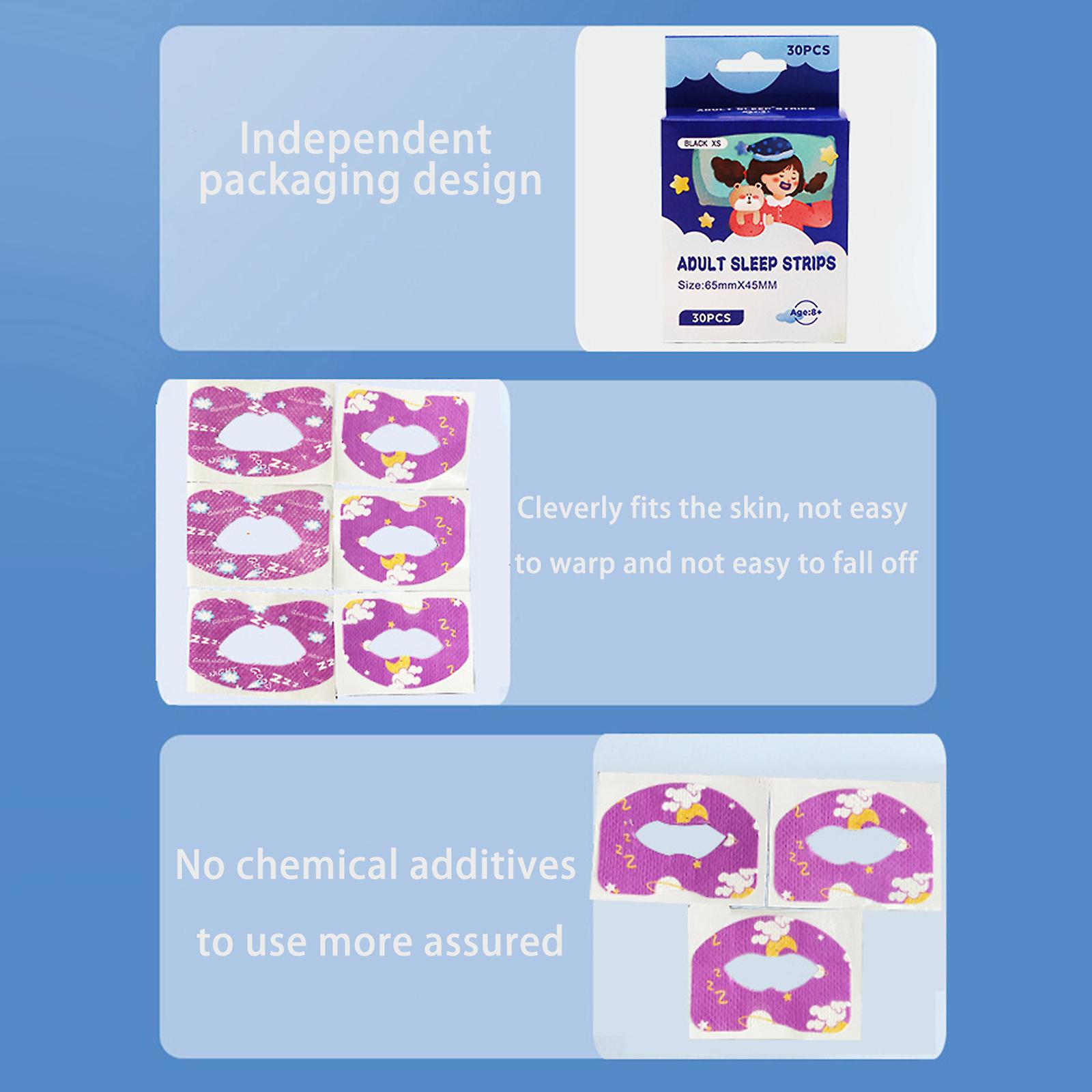 Anti-Snoring Stickers Kids Sleep Strips, Mouth Nose Breathing Correction, Anti-Suffocation ...