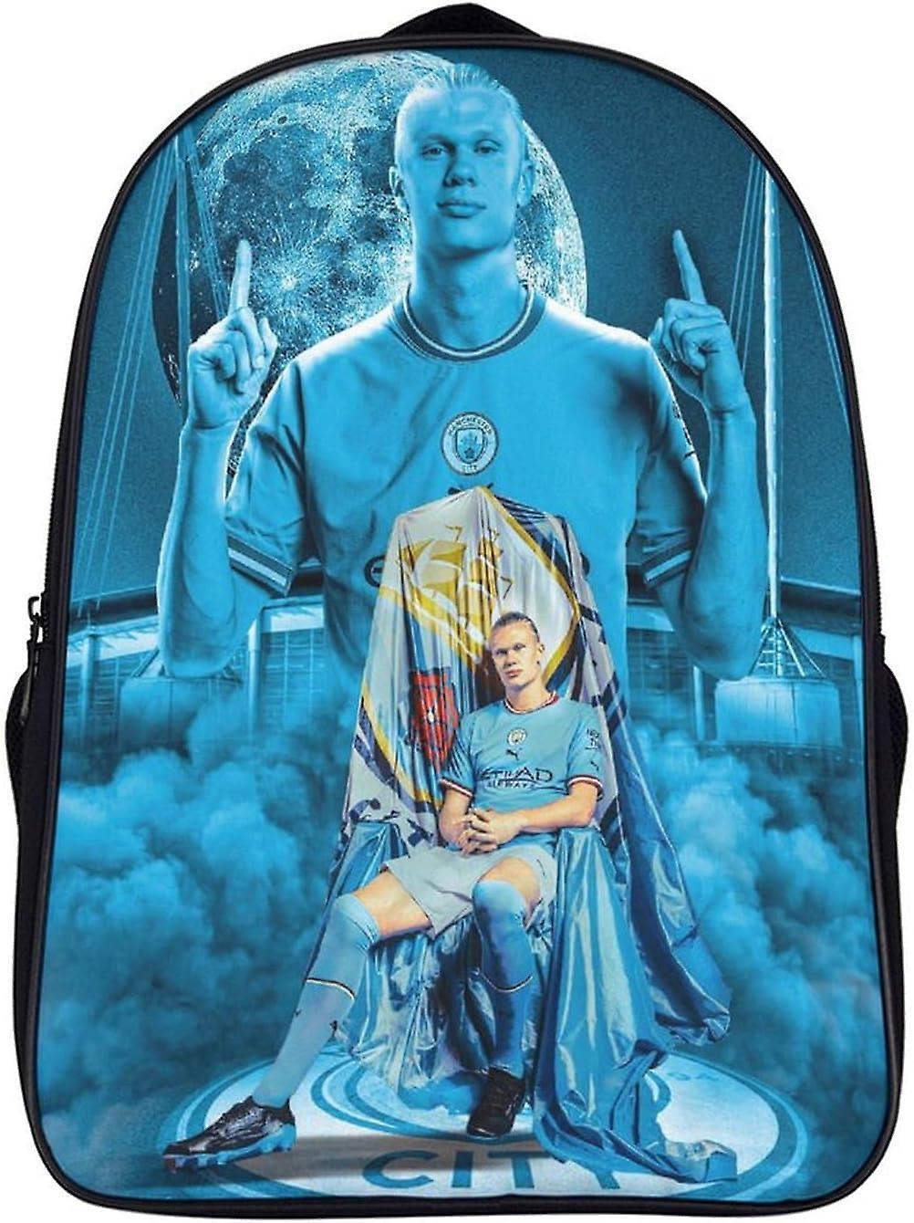 LOPUCK Haaland Kids Backpacks Soccer Player School Bags for Secondary ...