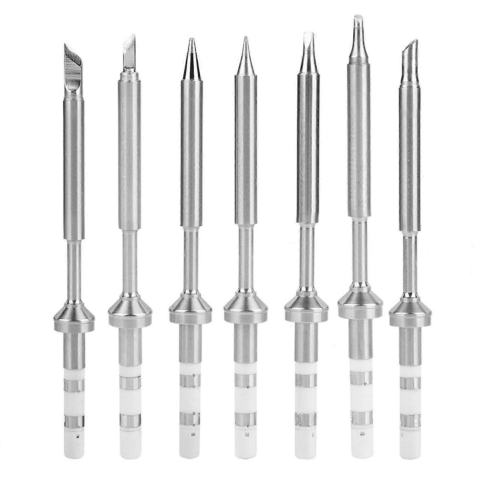 7 Types Mini Stainless Steel Soldering Iron Tips, TS100 Soldering Iron ...