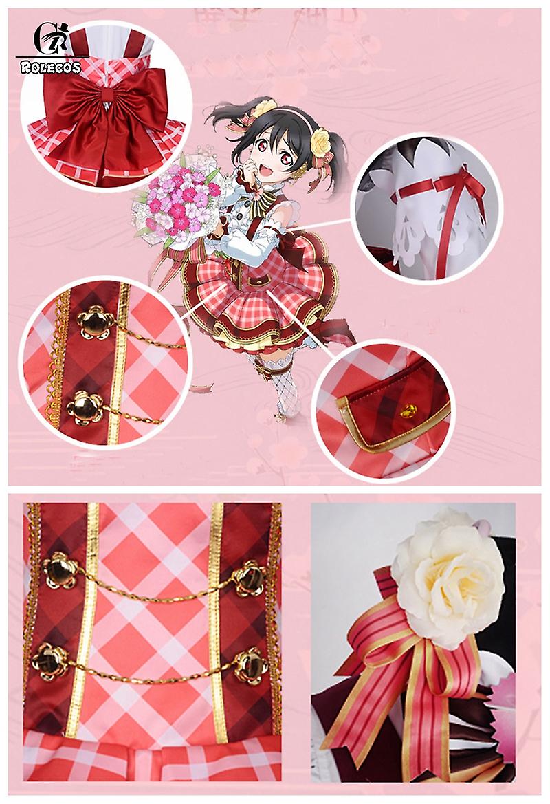 Lovelive Flower Bouquet Cosplay Costume Yazawa Nico Nozomi Tojo Eli Rin ...