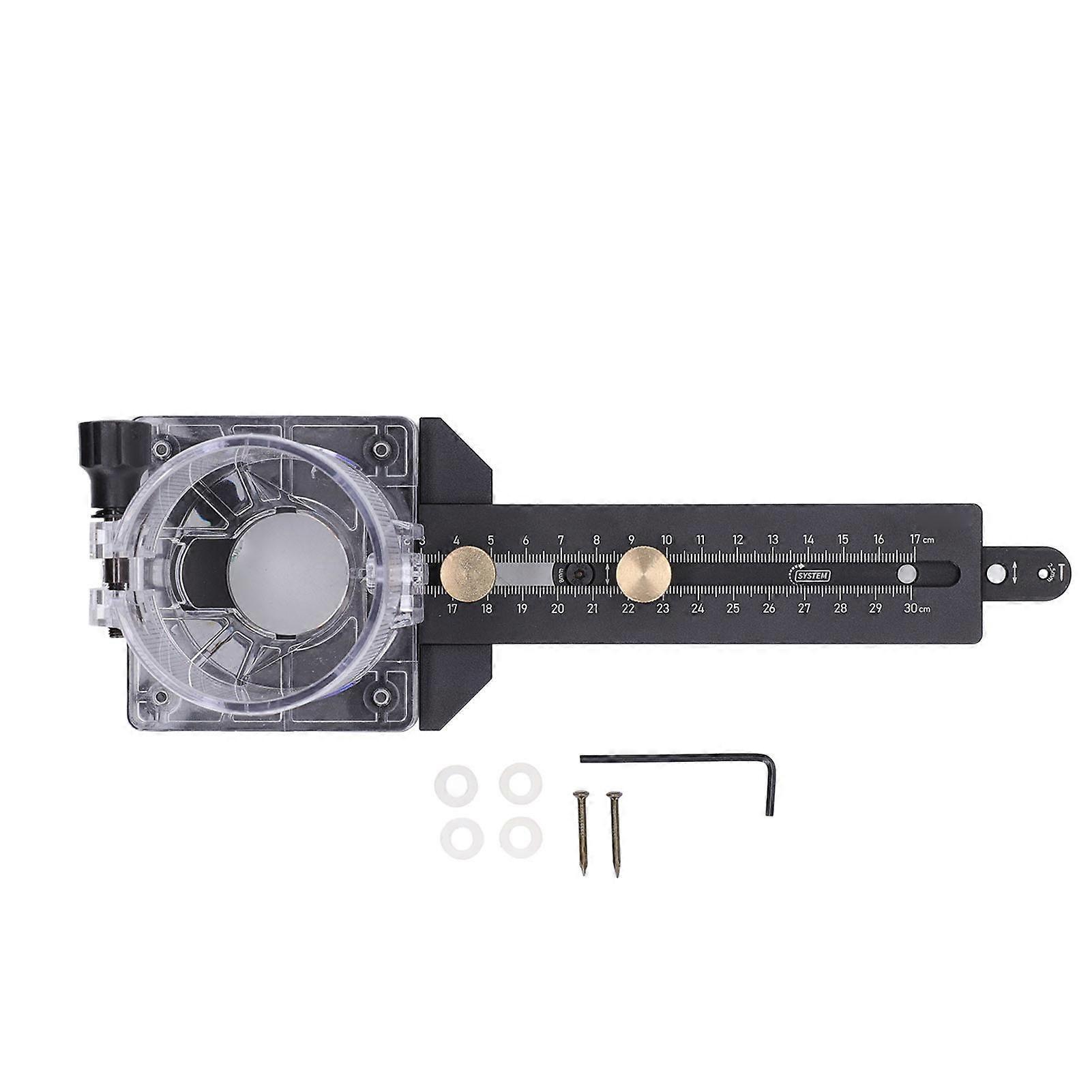 Wood Trimmer Router Base CNC 8mm Pin 2.5mm Nail Holes Milling Circle ...