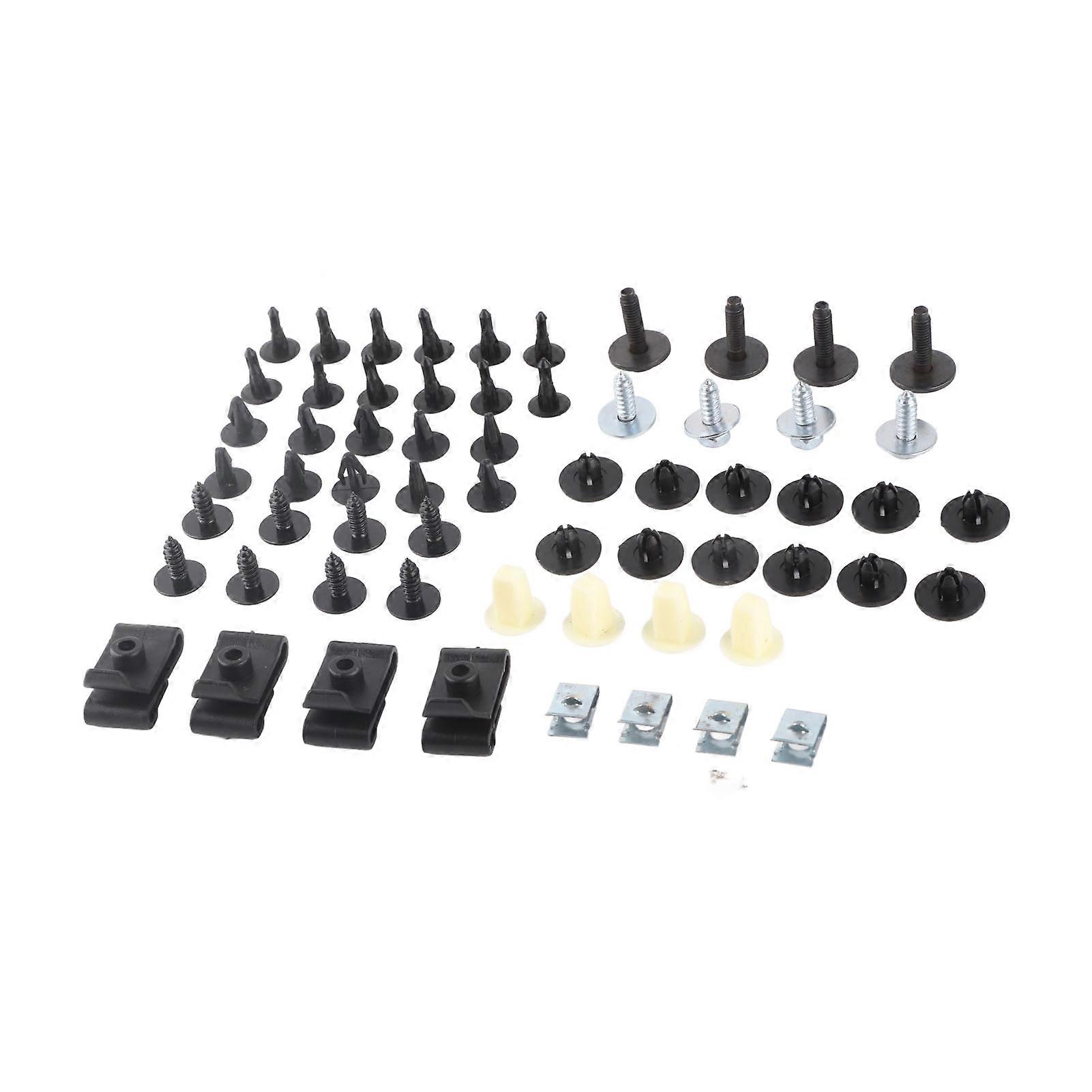 50pcs Engine Under Cover Retainer Clips Underbody Mudguard Door Bumper ...