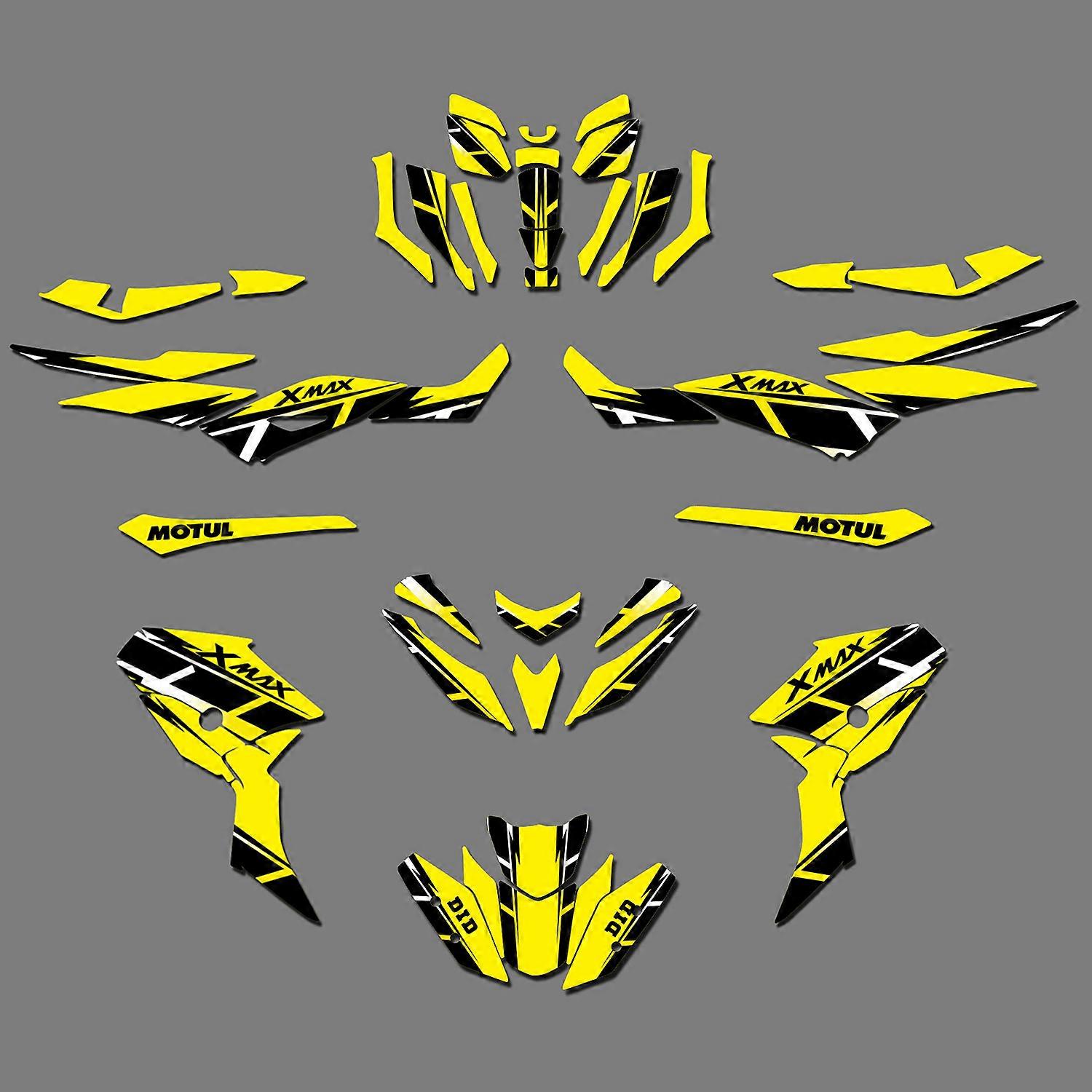 1Set Scooter Full Body Stickers Decal Decals Stickers Kit for Yamaha X ...