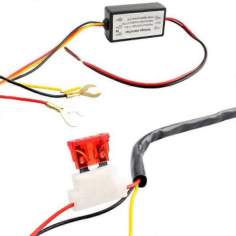 DRL Controller Auto Car LED Daytime Running Light Relay Harness Dimmer On/Off 12-18V Fog Light ...