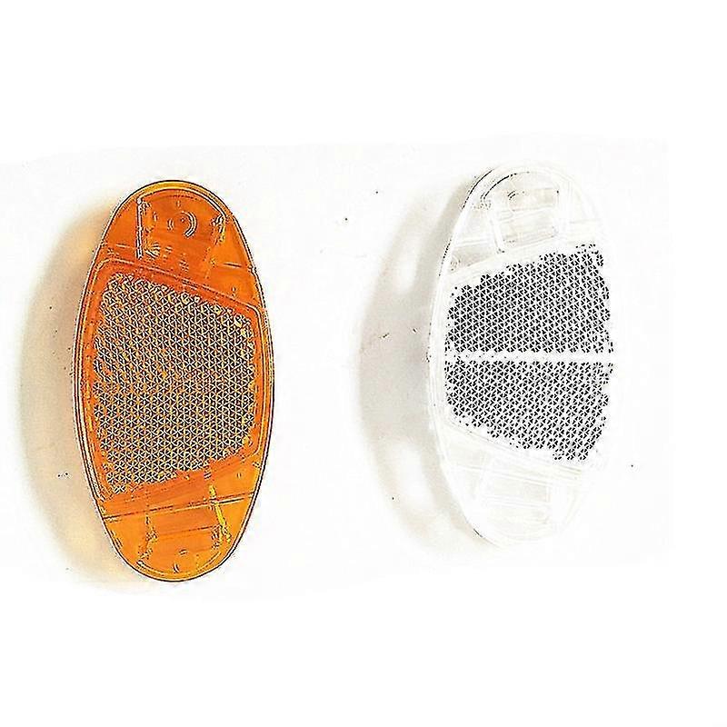 10 Pieces, White Wheel Reflector, Bicycle Reflectors, For Improving ...