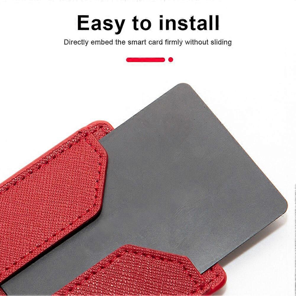 Model 3 Y Leather Car Key Card Holder Protector Cover Key Chain For ...