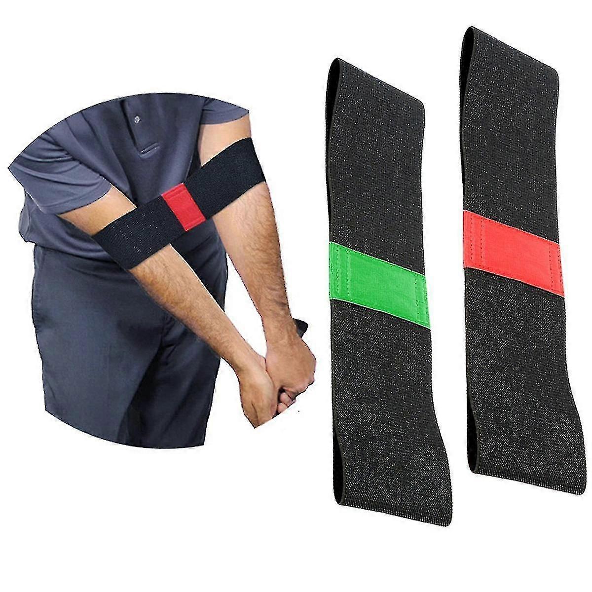 10PCS Golf Training Aids, Golf Swing Trainer Arm Band Motion Posture ...