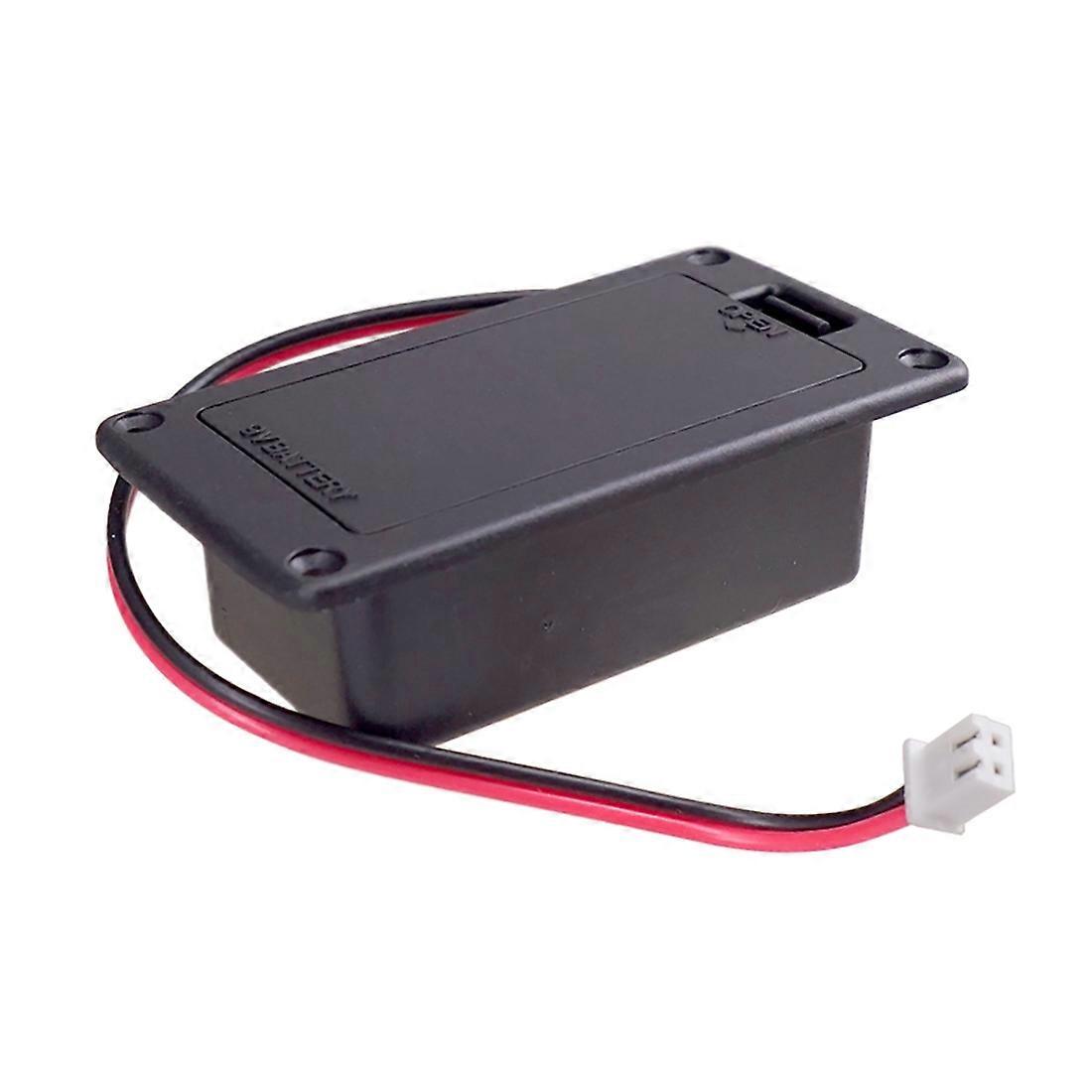 9V Flat Mount Guitar Active Pickup Battery Cover Hold Box Battery ...