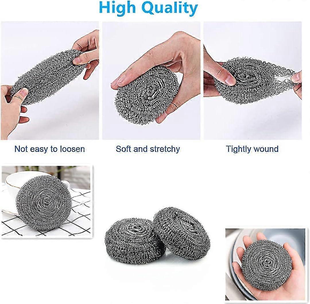 Steel Scourer,metal Scourer,stainless Steel Scourer,6 Pcs Specialist ...