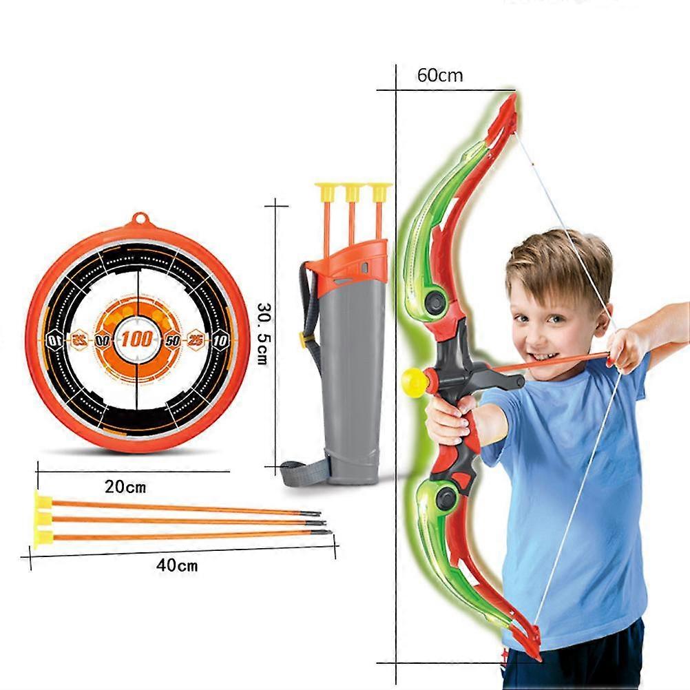 Children Archery Set Including Board Arrow Holder Suction Cup Arrows ...