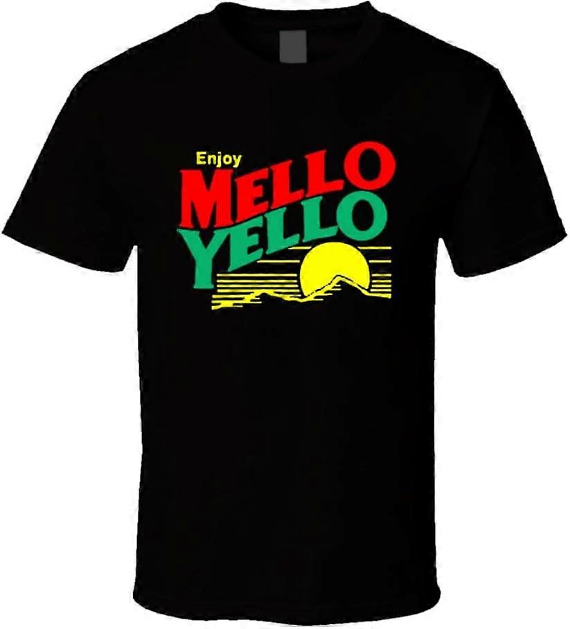 80's Retro Enjoy Mellow Yellow Drink T Shirt | Fruugo UK