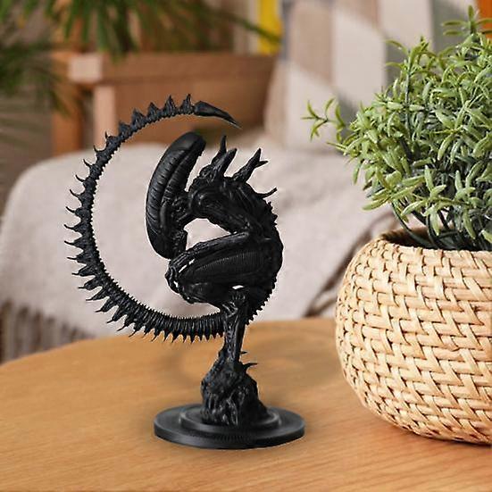 Alien Statue 3D Printed Resin Horror Creature Figure Ornament 6-inch ...
