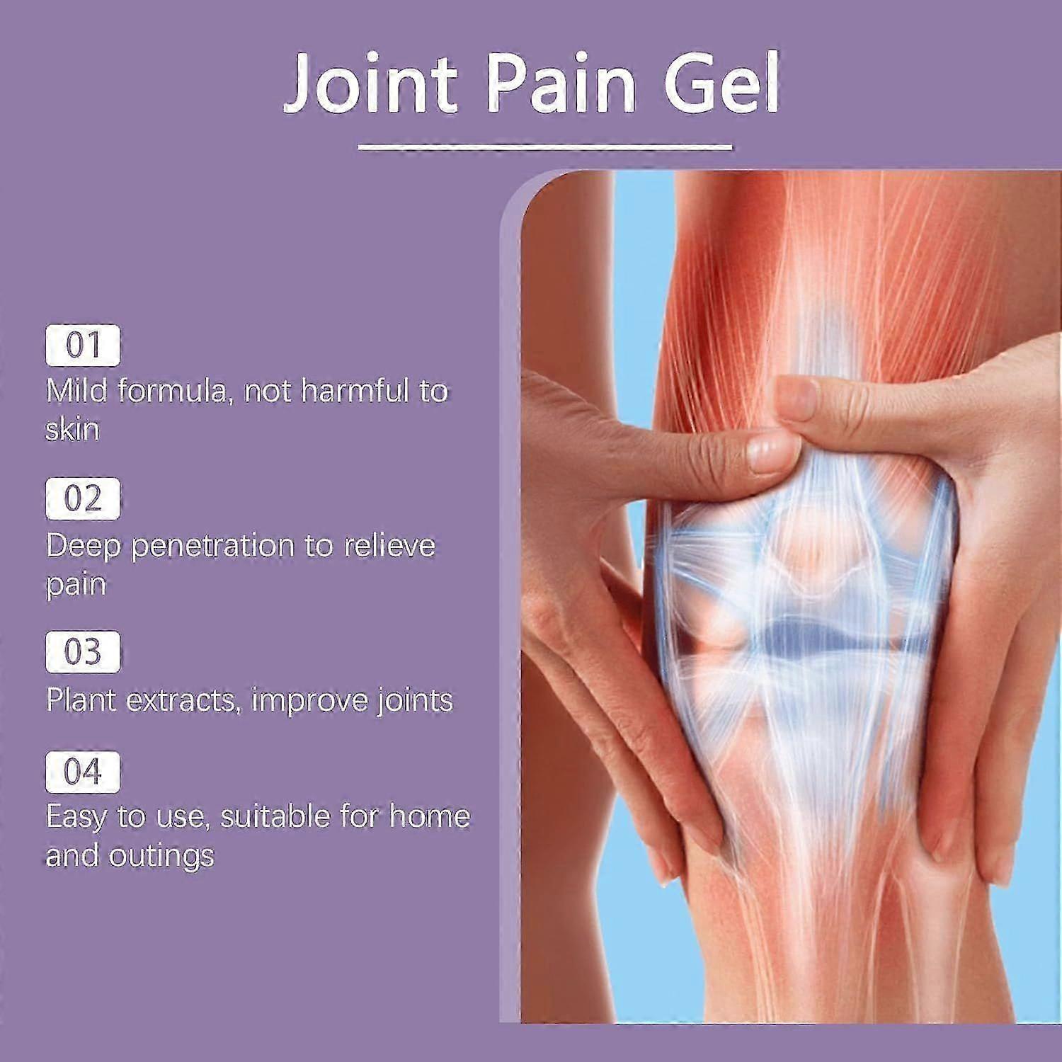 Joint Pain Gel Purple Gel, Soothing Pain Massage Gel, Purple Joint Gel ...