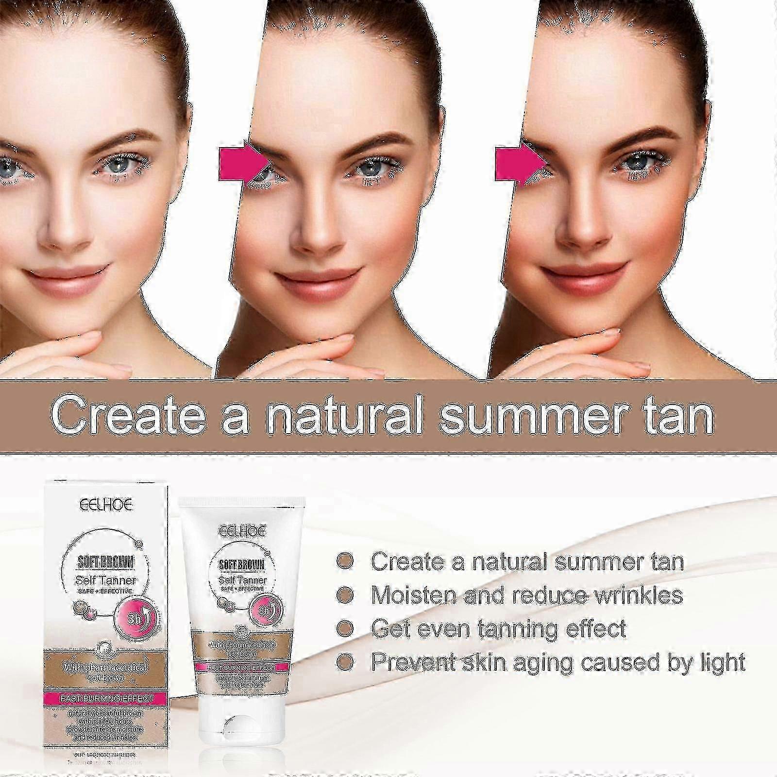 Self-tanning Cream Sun-free Self-tanning Milk Smeared Bodybuilding ...