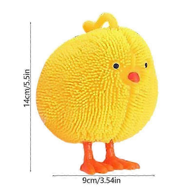 2025 Chicken Toys Cute Squeeze Chicken Toy With LED Flashing Light Mood ...