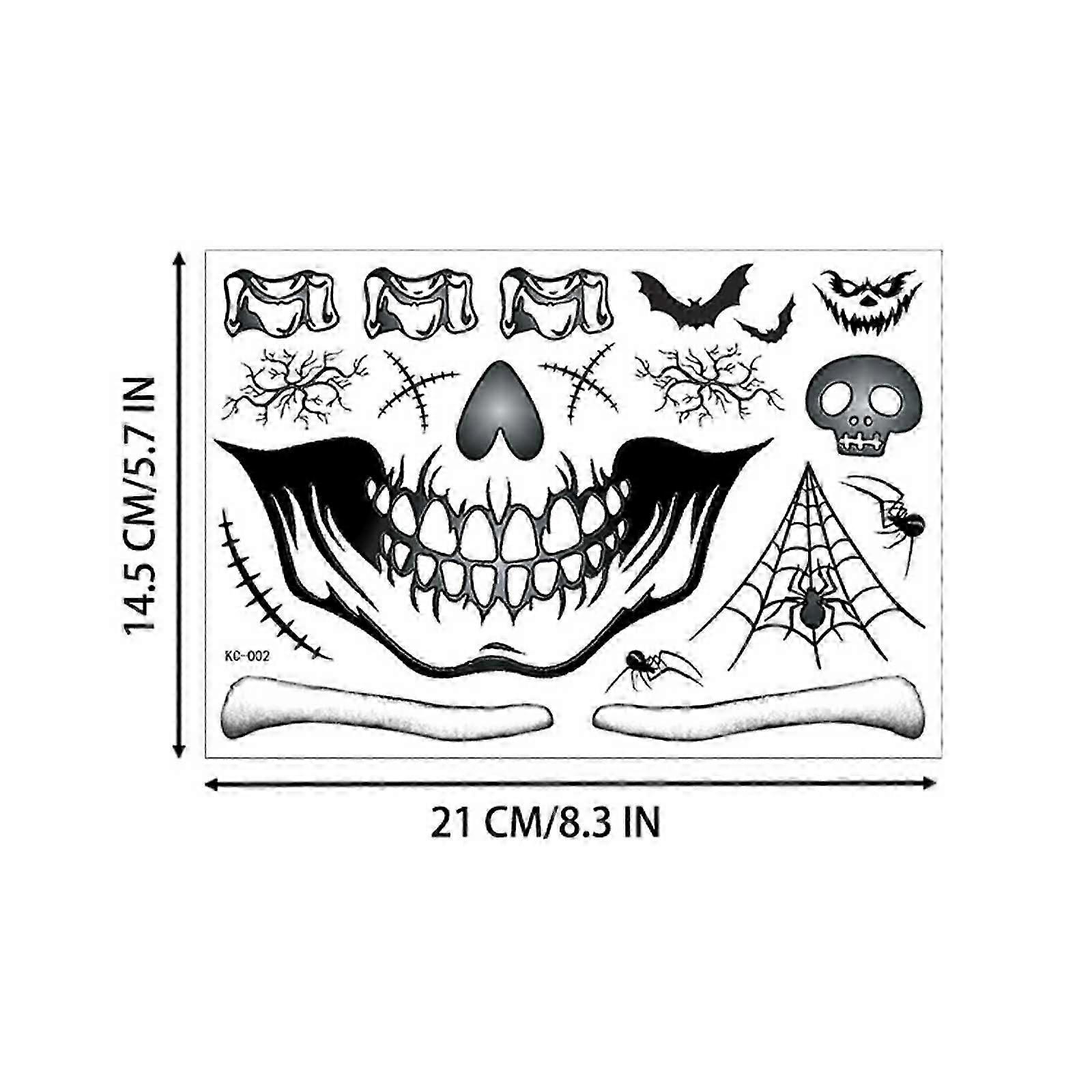 2025 Halloween Blanket Halloween Stickers Simulation Horror Bleeding ...