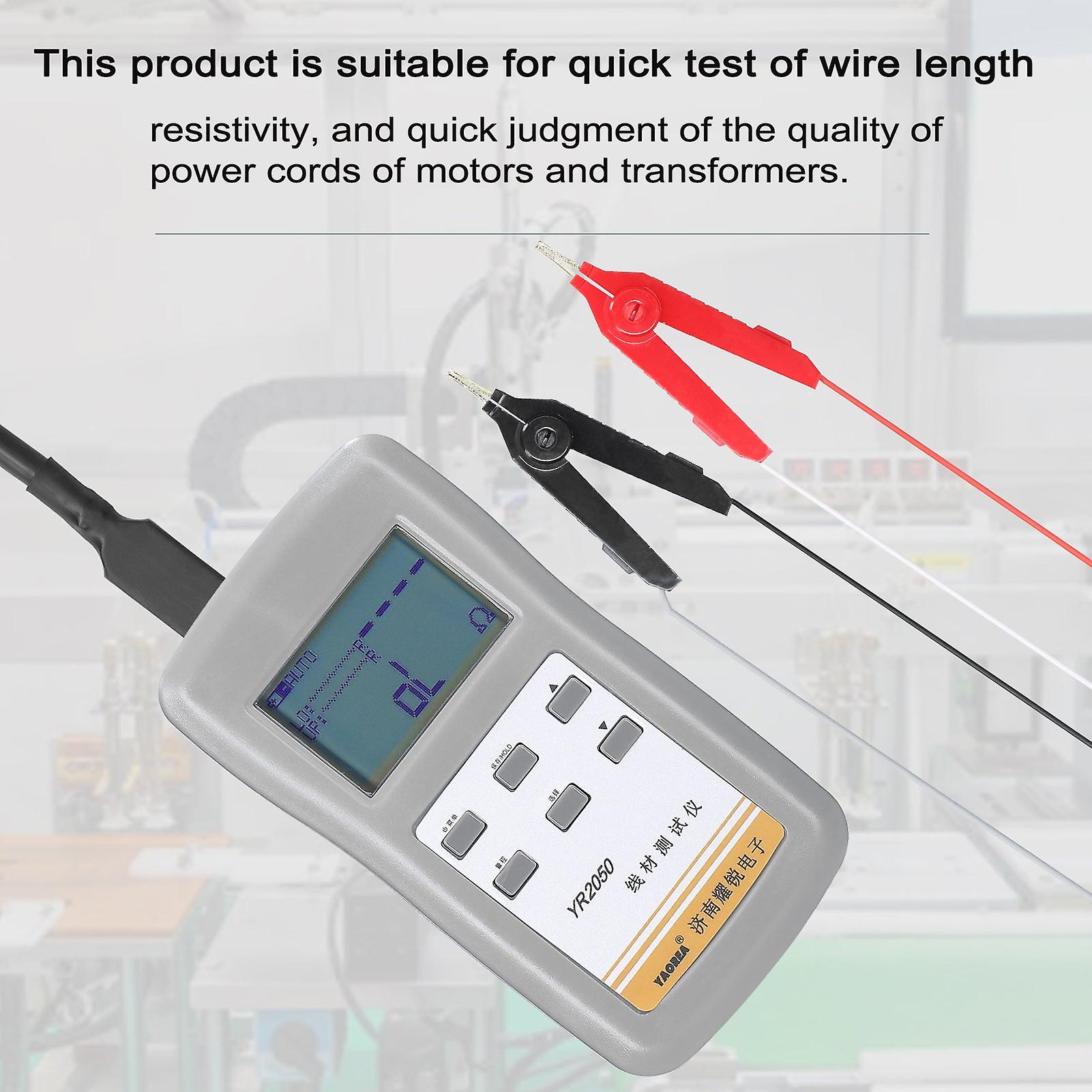Yaorea Yr2050 Mini High Accuracy 4-wires Milliohm Meter Wireline ...