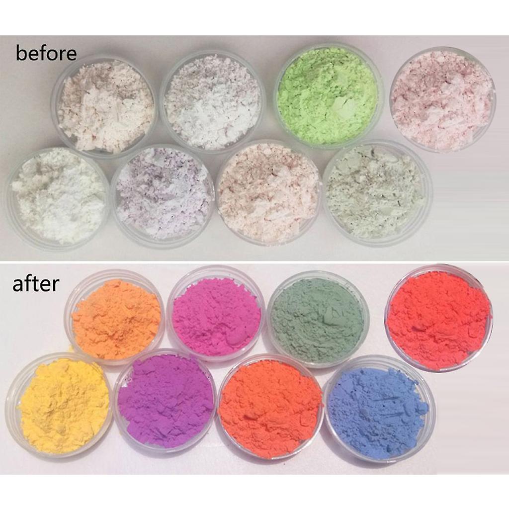 8 Color Uv Color Change Pigment Powder Exposed To Sunlight Or Uv Light ...