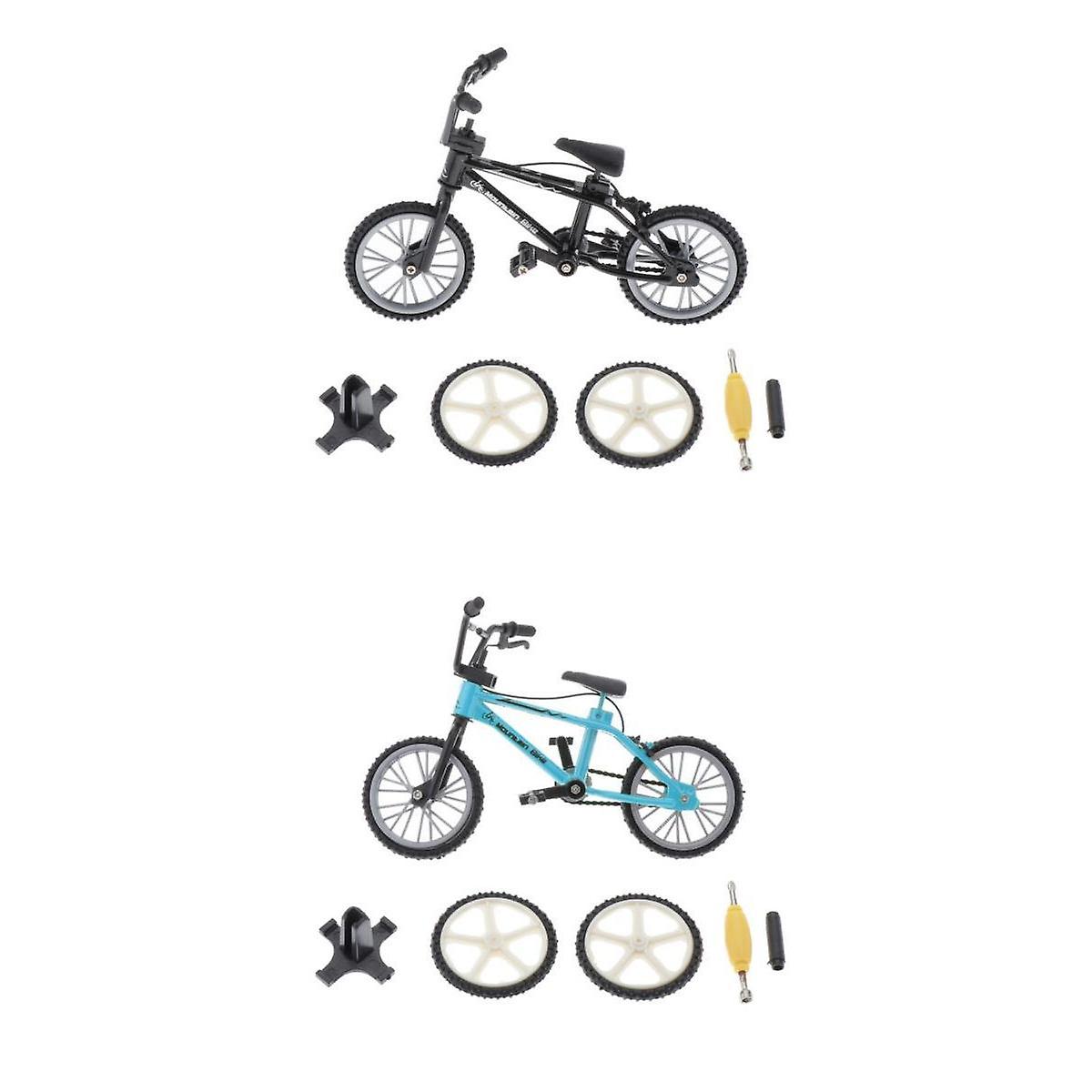 Finger bike model toy set Blue+Black | Fruugo UK