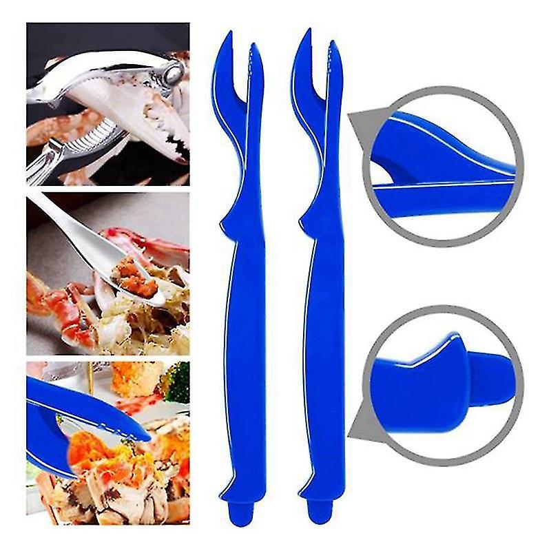 8 Pcs Tools Set,includes 2 Crab Ers,2 Lobster , 2 Crab Leg Forks,1 Crab ...