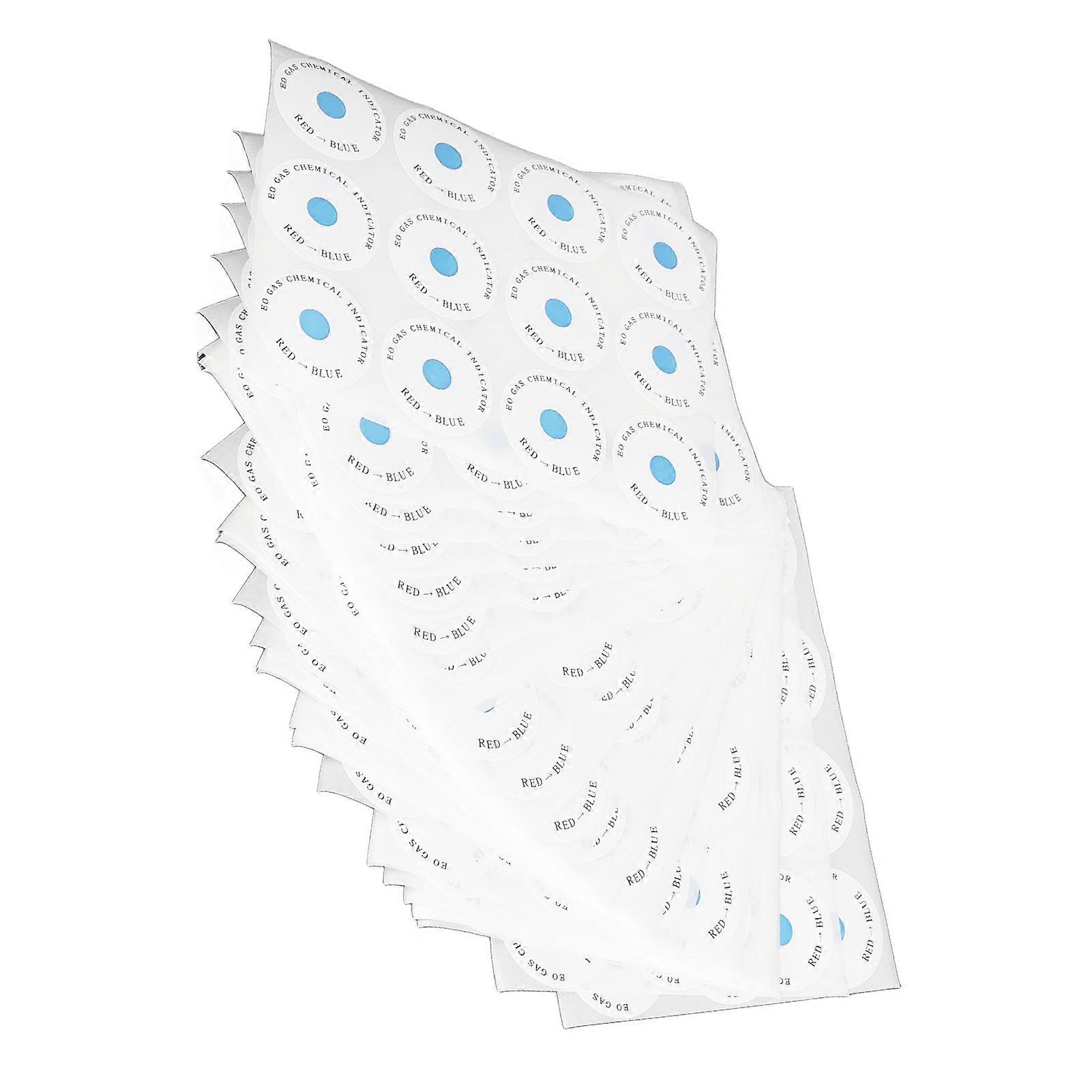 500pcs EO Indicator Stickers Chemical Indicator Card Copper Plate ...