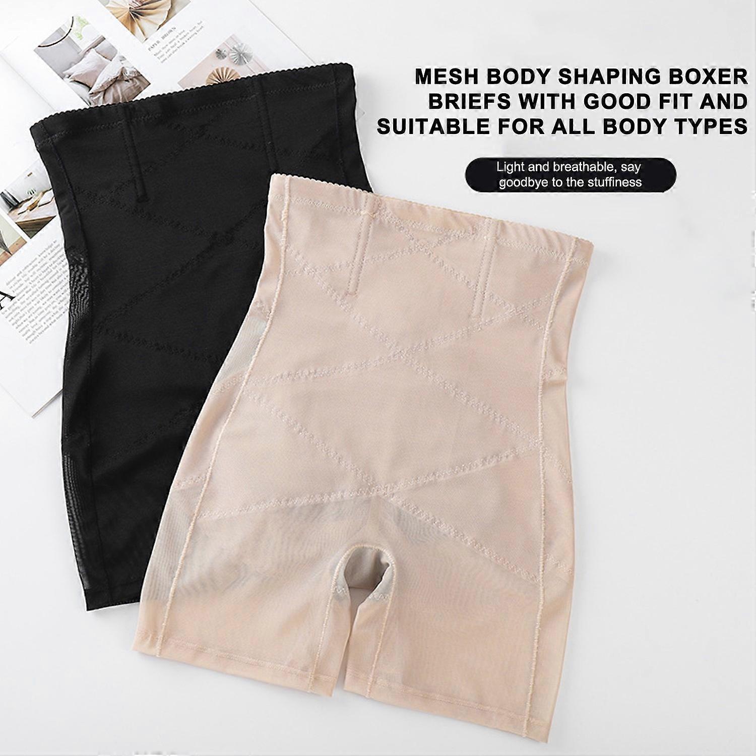 Breathable Body Shaper Shorts - High Waist, Tummy Control, Butt Lifting ...