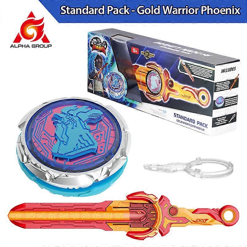 6 Standard Pack-dream World Magic Dragon Glowing Metal Spinning Top ...