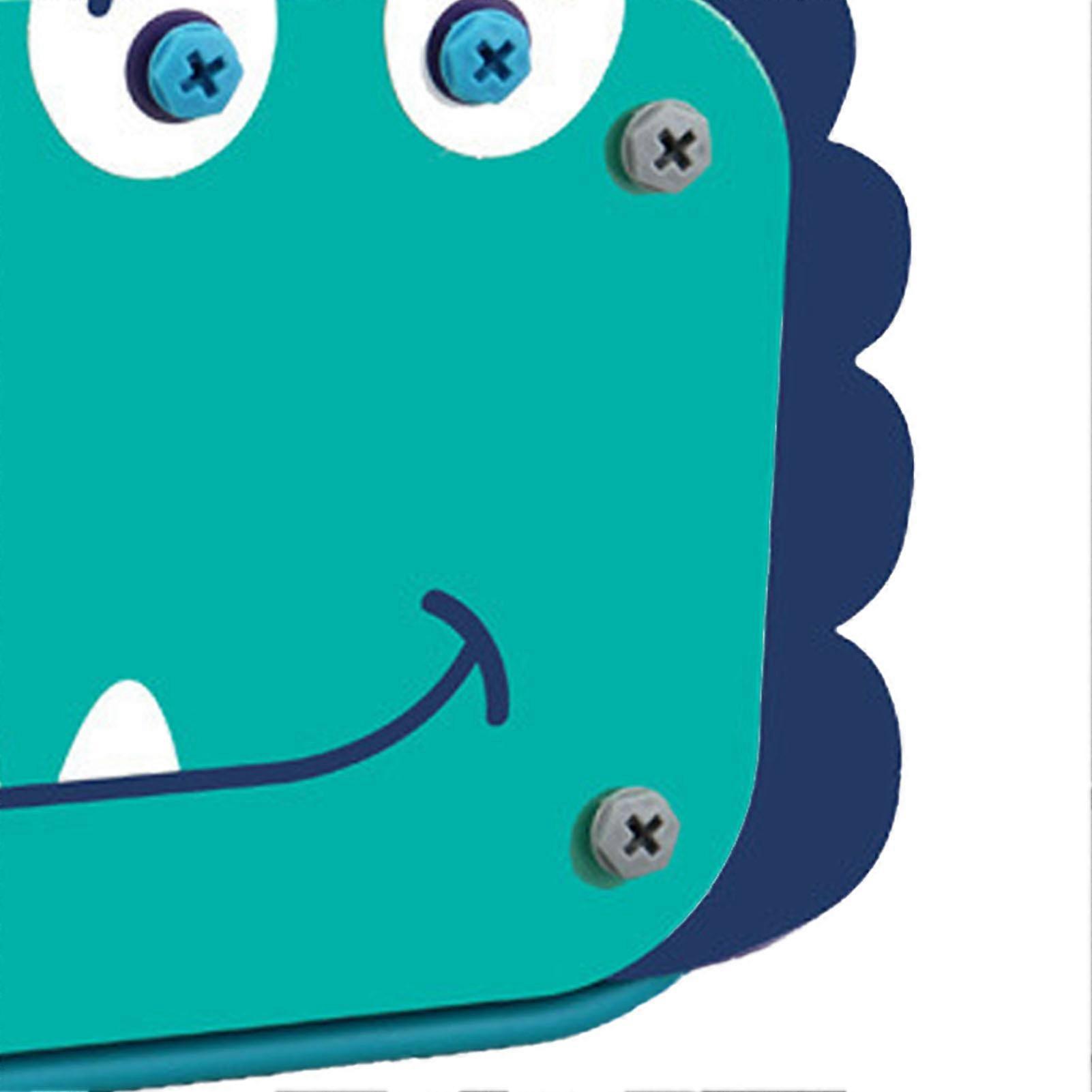 3d Dinosaur Puzzle Drill Tool Box Educational Diy Plug In Game Drill ...