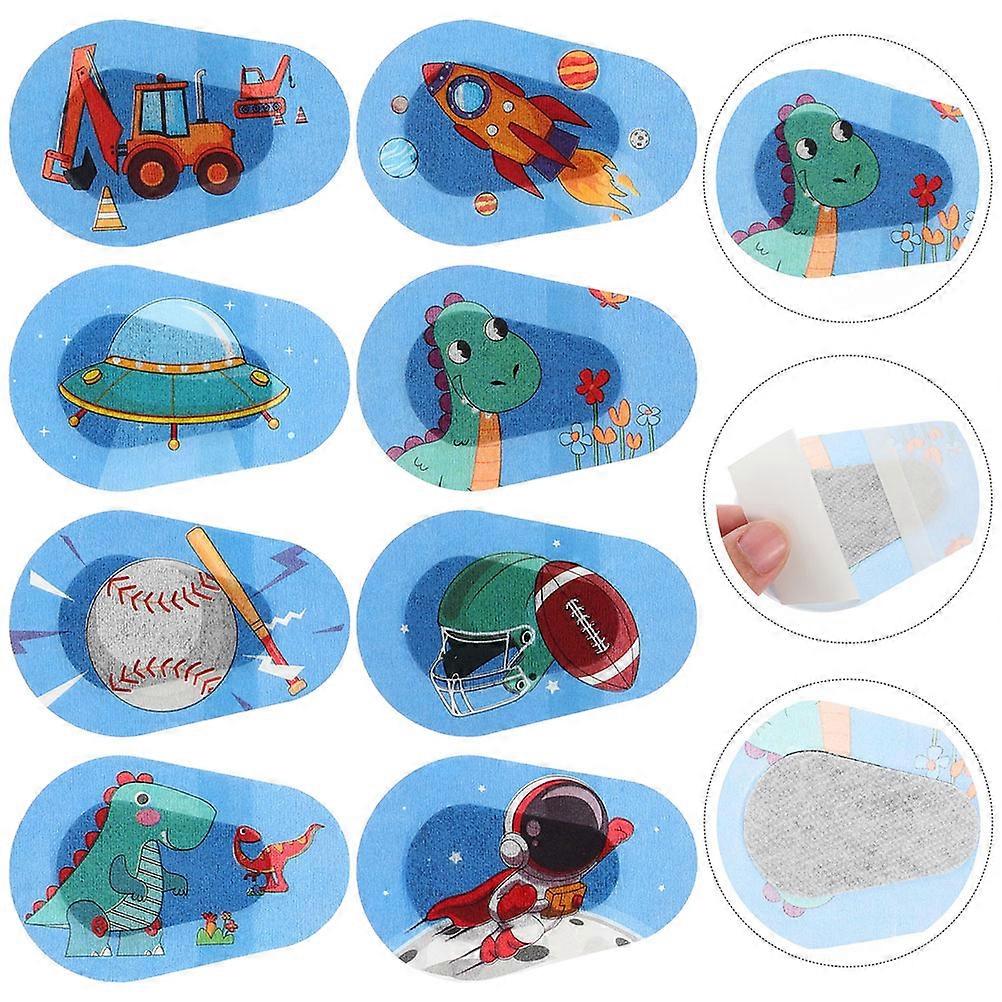 40Pcs Kids Eye Patch Reusable Amblyopia Eye Pads Cartoon Lazy Eye ...