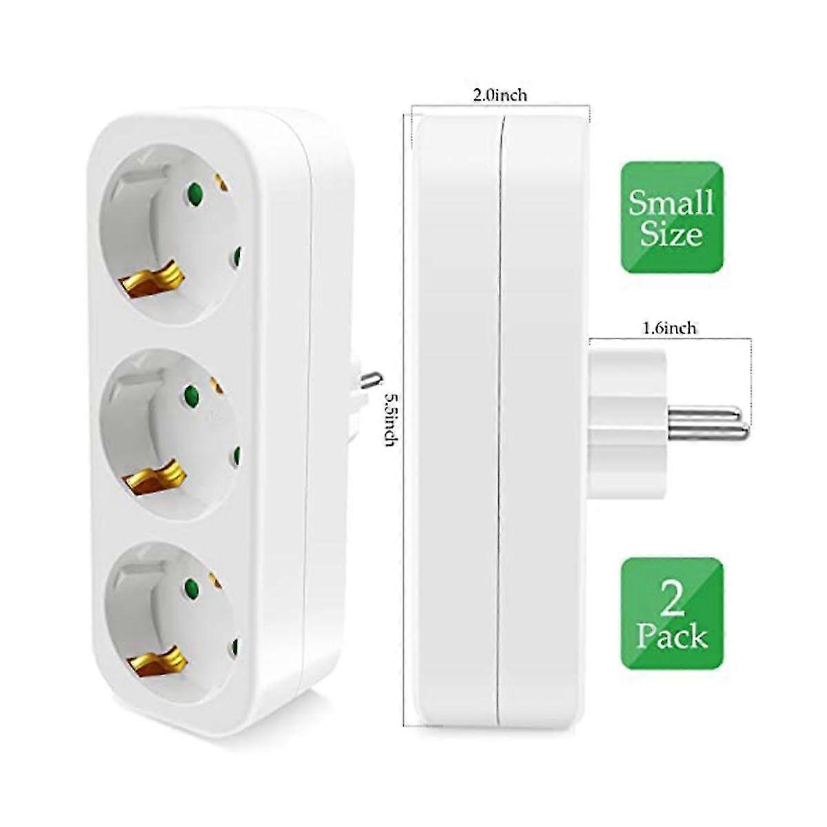 Multi Socket Without Cable, 250v/16a Socket Adapter, Portable Sockets ...