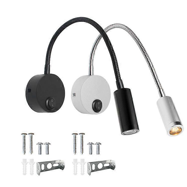 LED hose wall lamp gooseneck lamp 220V hotel bedroom bedside hose ...
