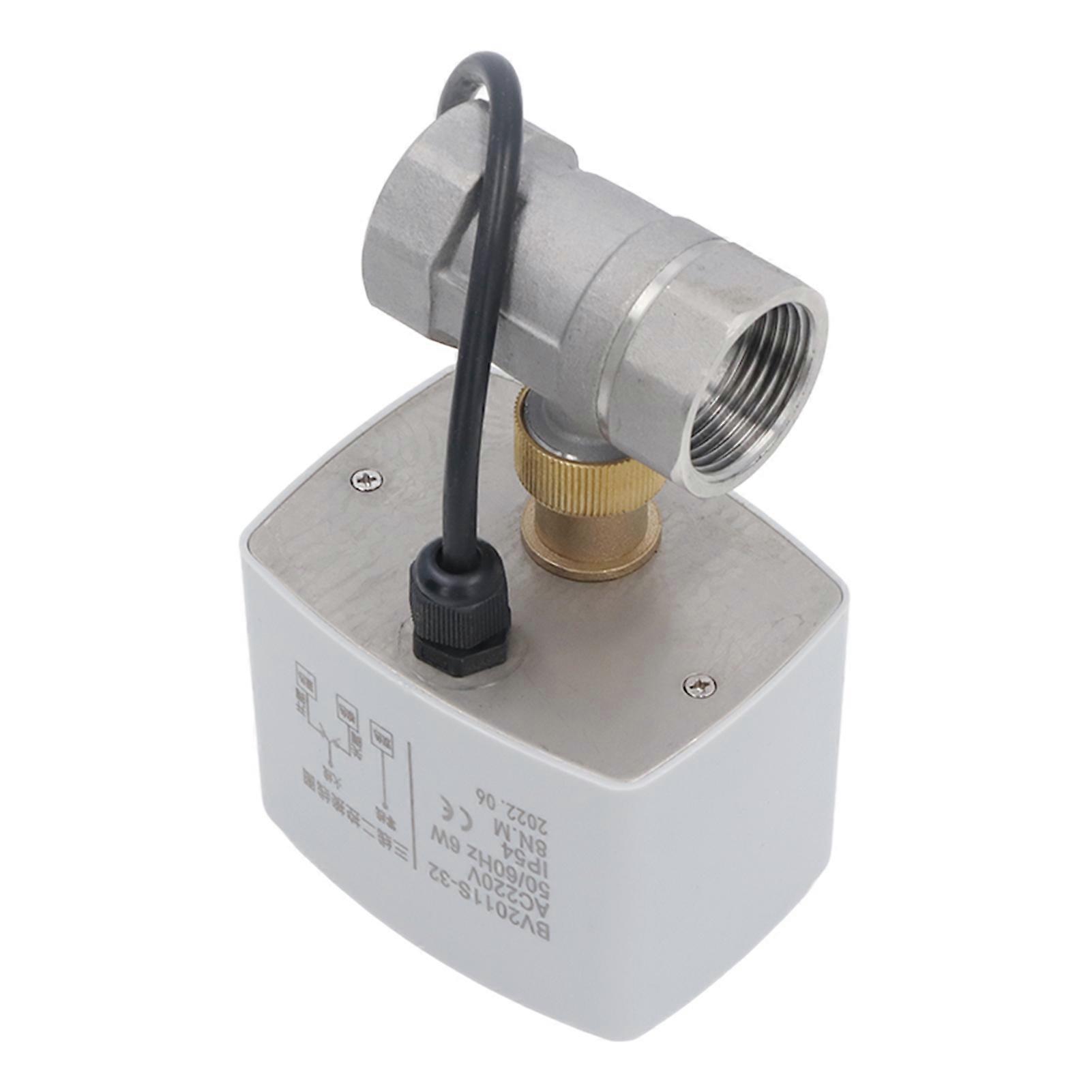 Motorized Ball Valve Stainless Steel Electrical Driver 3 Way 2 Control ...