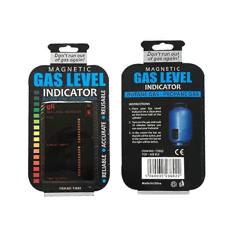 Propane butane lpg fuel gas tank level indicator magnetic gauge caravan ...