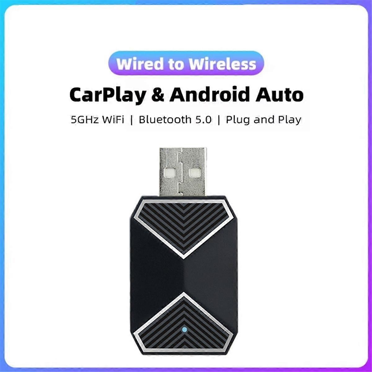 Wireless CarPlay Adapter Android Auto 2 in 1 Mini AI Box Adapter Cars ...