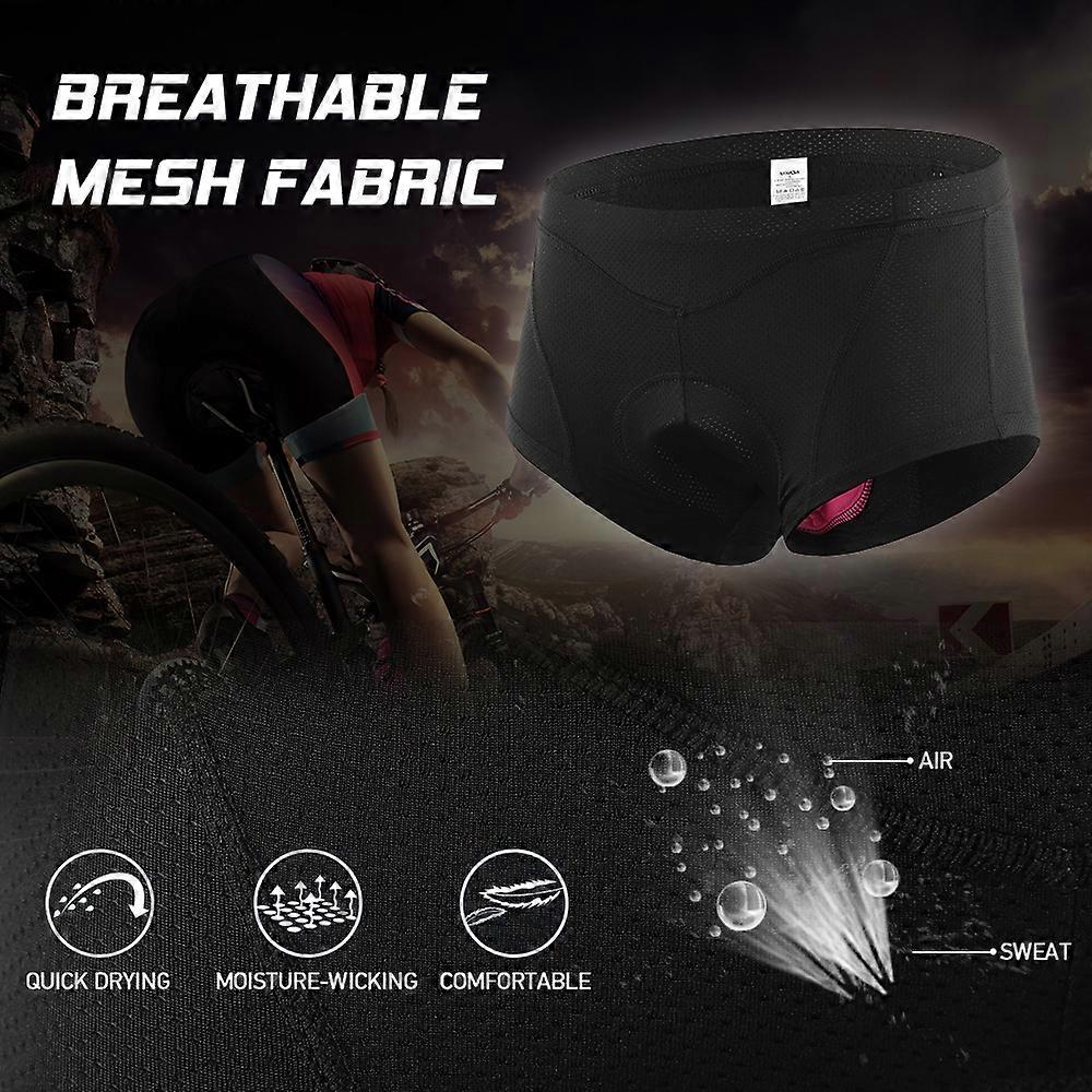 Lixada Women Bike Underwear 3D Gel Padded Bicycle Briefs MTB Cycling Biking Underwear Shorts ...