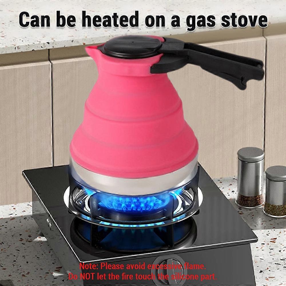 Creative Portable Silicone Kettle Outdoor Silica Gel Folding Coffee ...