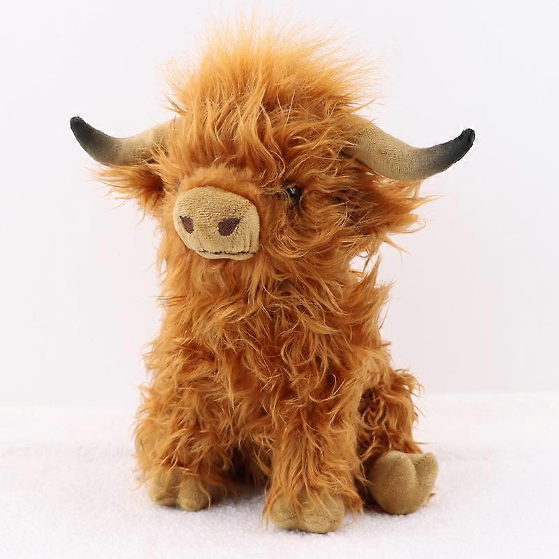 28 cm Highland Cow soft plush Scottish Scottish cow gift Brown | Fruugo UK