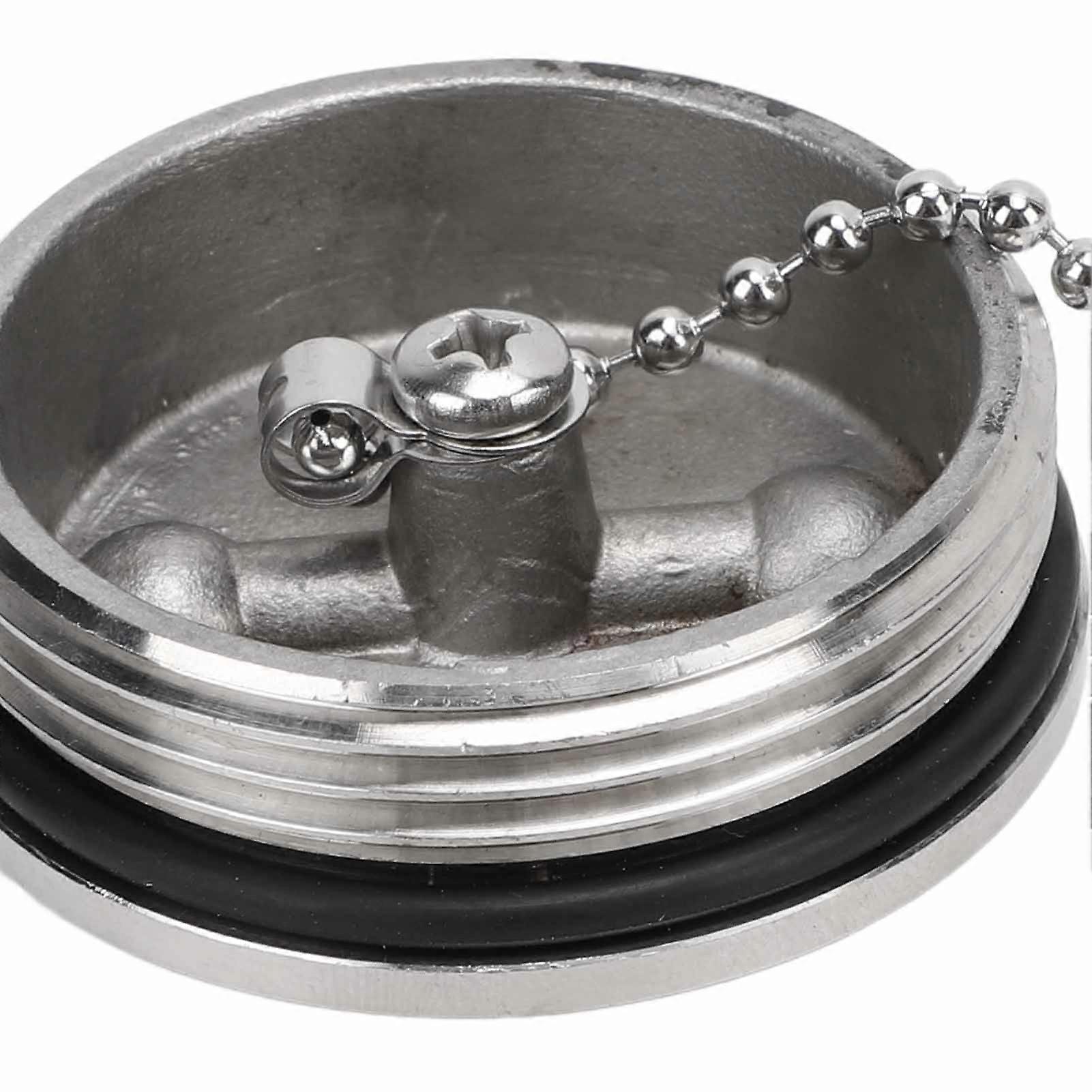 2 Inch Boat Fuel Tank Cap 316 Stainless Steel Polished Deck Fill Cap ...