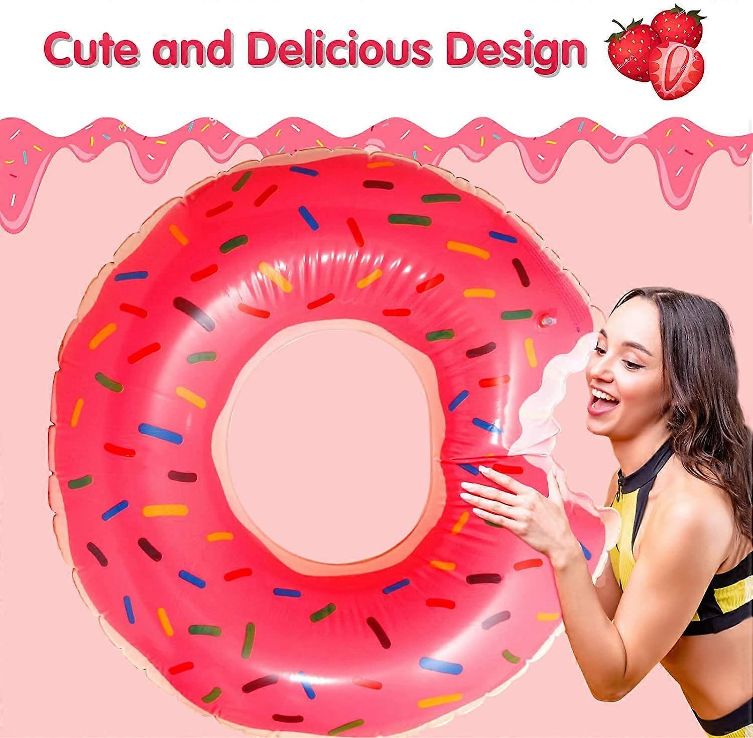 Donut Pool Floats Donut Pool Floatie Donut Tube Pool Doughnut Pool Float Donut Inflatables ...