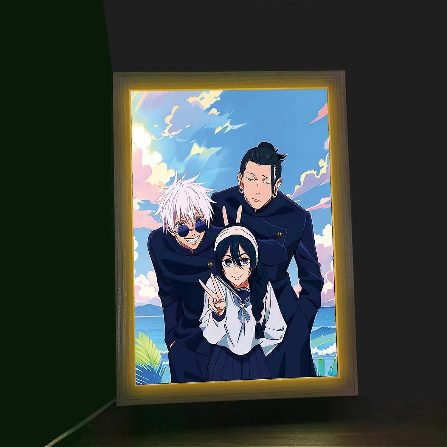 Jujutsu Kaisen LED Art - Gojo Satoru, Getou Suguru & Amanai Riko ...