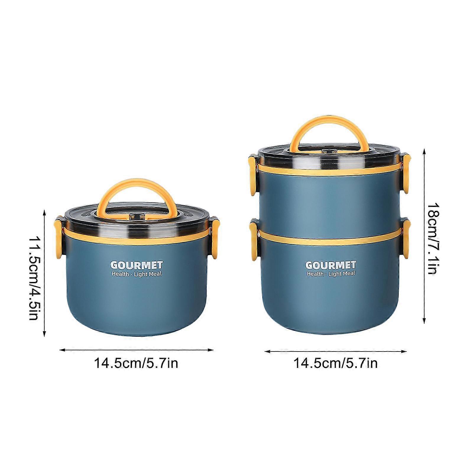 Insulation Bowl Flask Lunch Box Thermal Case Stainless Steel Container ...