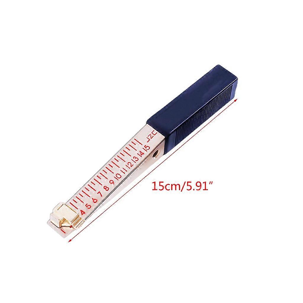 Feeler Gauge 1-15mm Engineering Inspection Wedge- Shaped Vernier Feeler ...