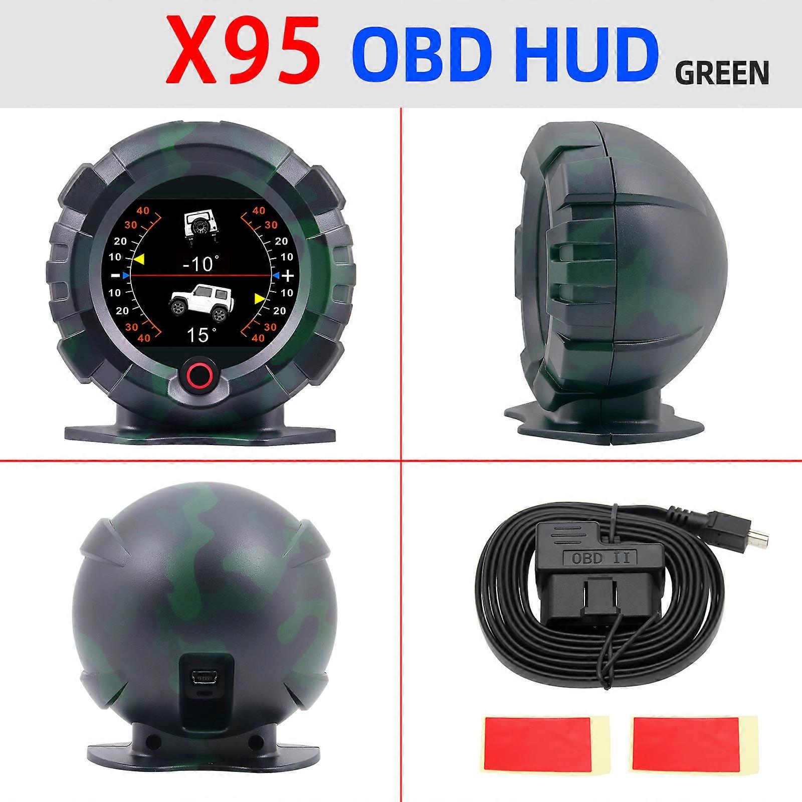 Car Head Up Display 4x4 Off-road Inclinometer Slope Angle Speed ...