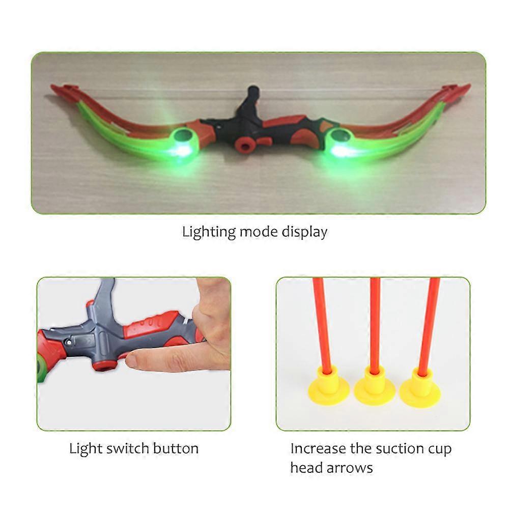 Children Archery Set Including Board Arrow Holder Suction Cup Arrows ...